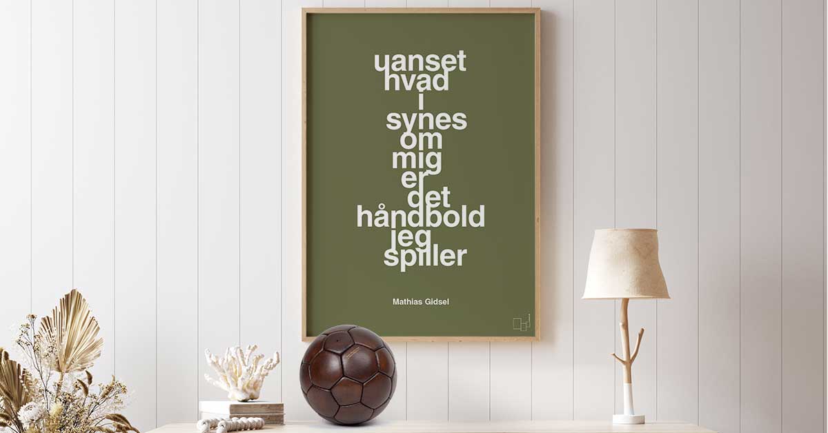 Håndbold plakater - Køb Håndbold plakater online - Stort udvalg